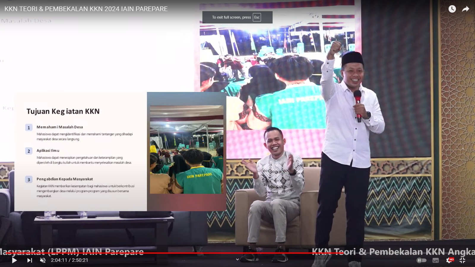 Abd Karim Faiz Harap Kuatkan Kolaborasi Antar Lembaga dalam Kegiatan Pengabdian KKN | IAIN PAREPARE